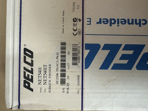 Pelco - 1 Channel Video Encoder (NET5401T) | eBay