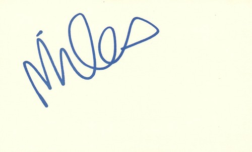 Miles Zuniga Guitarist Vocals Fastball Rock Band Autographed Signed ...