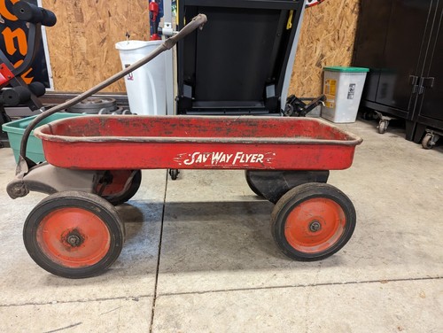 Sav Way Industries Flyer Wagon 1940's Steel | eBay