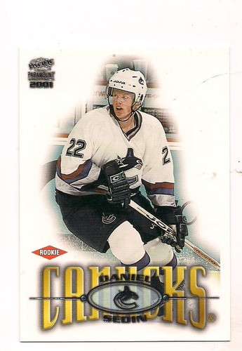 2000/1 Paramount Rookie HOF Daniel Sedin Vancouver Canucks #251 | eBay
