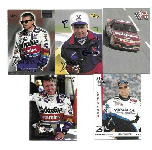 NASCAR 5 MARK MARTIN RACING CARDS LEGENDARY FUTURES CARD INCLUDED | eBay