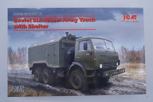 ICM Soviet Six-Wheel Army Truck with Shelter 1:35 35002 Modeling | eBay
