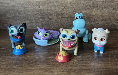 Disney Junior PUPPY DOG PALS Figures Rolly Bingo ARF Keisha And Hissy ...
