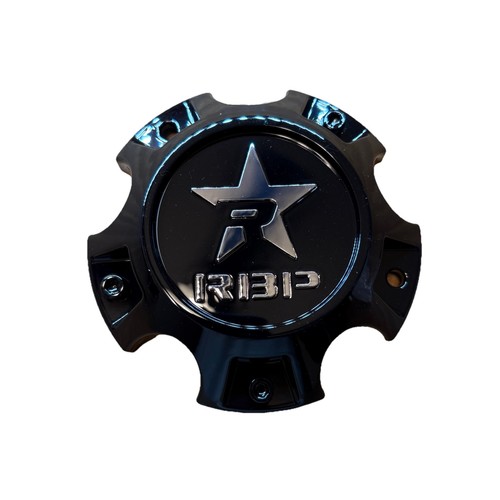 RBP Rolling Big Power Wheel Rim Center Cap Black Chrome Star Logo Truck ...