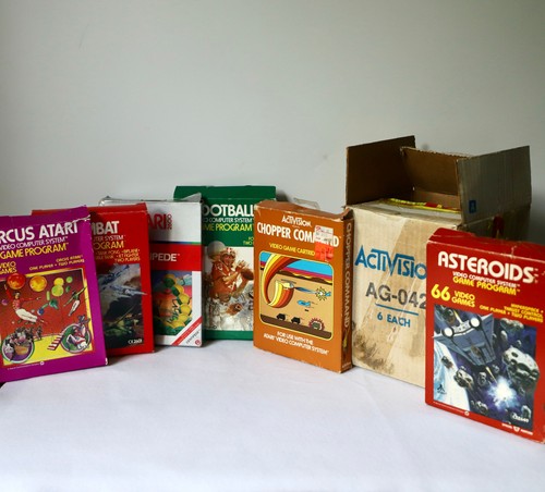 Vintage Activision+Atari Boxed Cartridges Lot of 6 + Activision ...