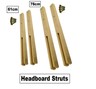 Headboard struts legs QUALITY WOOD legs drilled & slotted MULTI FIX ...