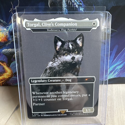 Torgal, Clive's Companion MTG Final Fantasy Exclusive MagicCon Promo ...