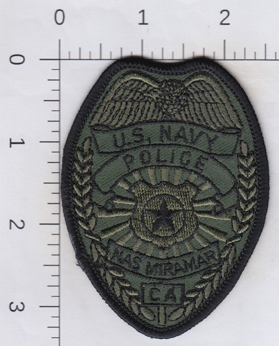 U.S. Navy Police NAS Miramar CA patch. See scans for condition. | eBay