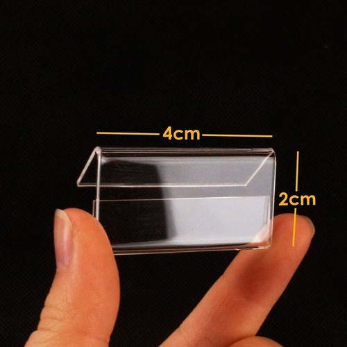 Small Acrylic T Shape Sign Card Display Stand Table Name Price Tag ...