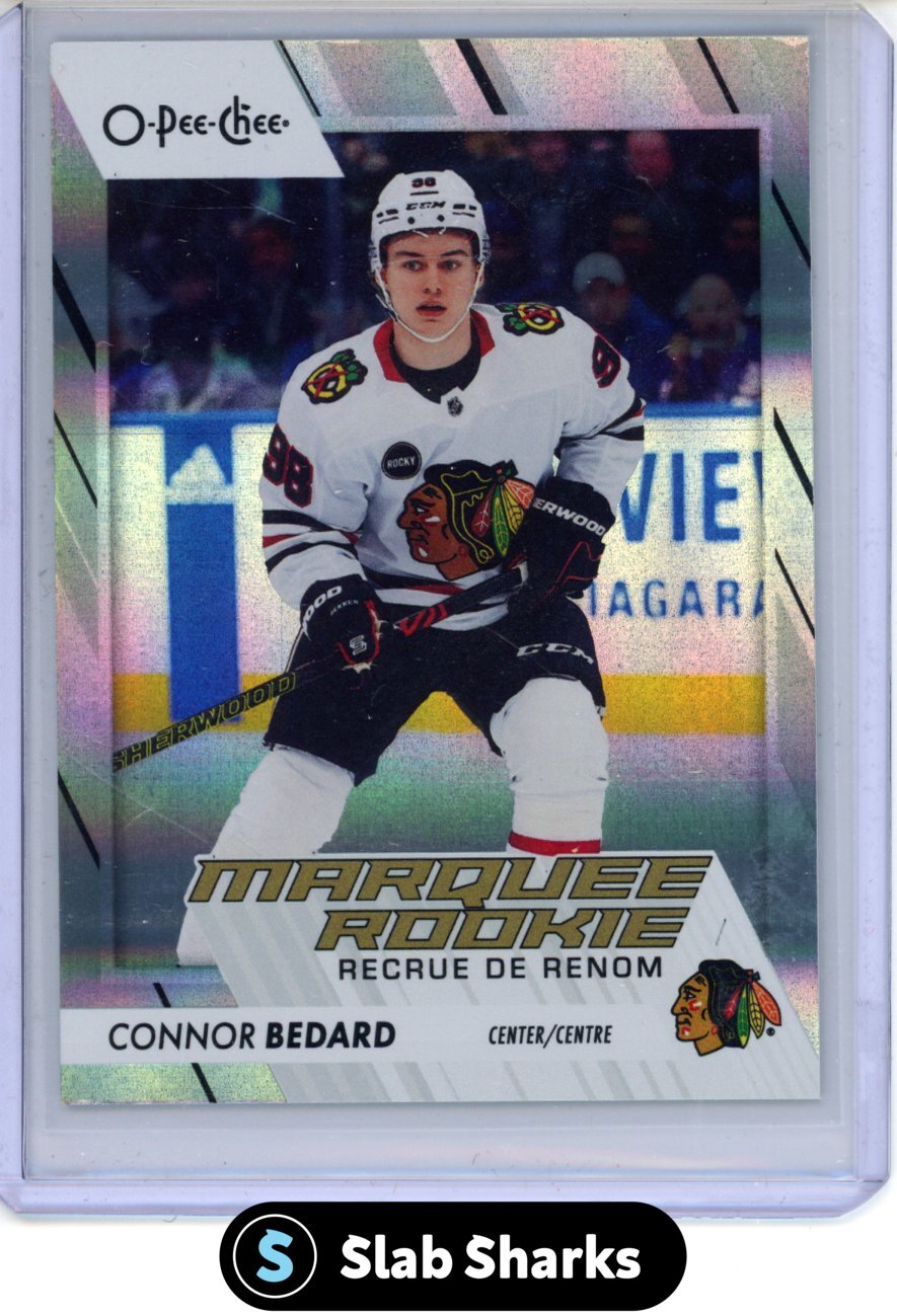 Connor Bedard 2023 O-Pee-Chee #582 Marquee Rookies - Rainbow /350 RAW ...