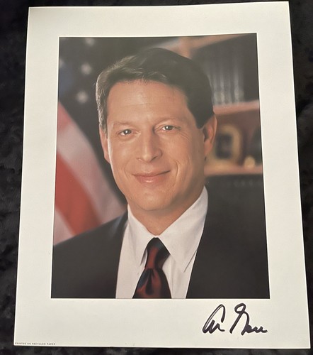 AL GORE (45th US Vice President) Signed Autographed 8x10 Color Photo | eBay