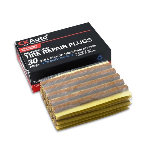 30pcs 4" Brown Tire Repair Strings Automotive Tool Tire Repair Plugs ...