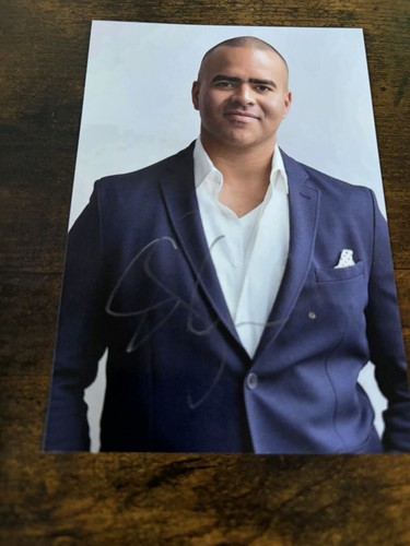 Christopher Jackson Signed Autograph 4x6 Photo - Hamilton 's George ...