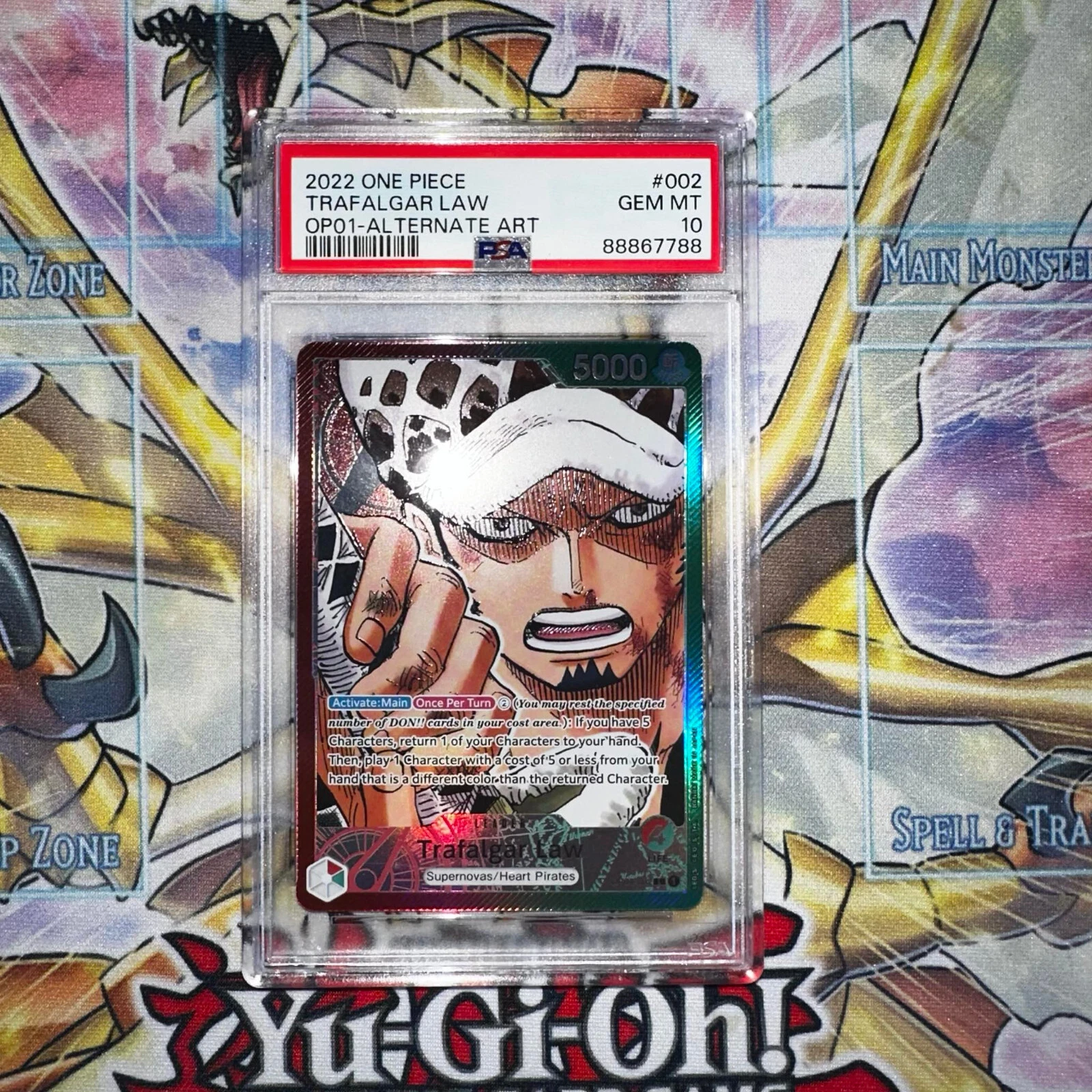 Trafalgar Law 2022 Romance Dawn #OP01-002 Leader (Alternate Art) Price ...