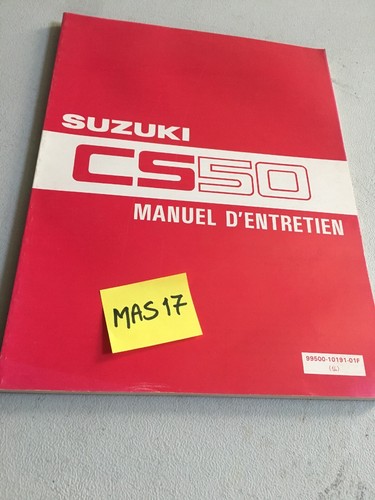 Suzuki CS50 Scooter CS 50 Technical Review Workshop Manual in French | eBay