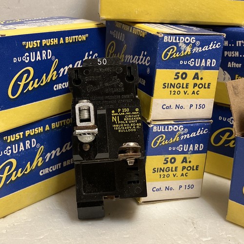 Bulldog PUSHMATIC ITE SIEMENS 50A 120/240V 1P 10K Cat. No. P150 (31150 ...