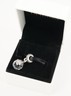 NEW!! Authentic Pandora Silver Charm Dangle Moon & Star Clear CZ ...