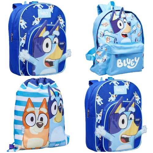 BLUEY 3D OFFICIAL NURSERY BACKPACK SCHOOL BAG BOYS GIRLS TRAVEL BAG ...