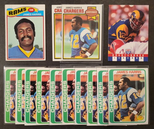 Lot of 14 Assorted JAMES HARRIS Football Cards 1977-1991 FB4002 | eBay