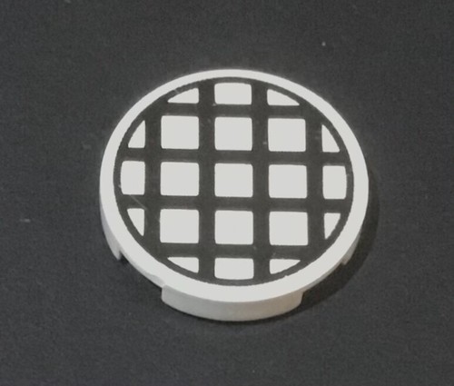 LEGO Tile, Round 2x2 with Black Grid Large Pattern 8868 5561 6441 6520 ...