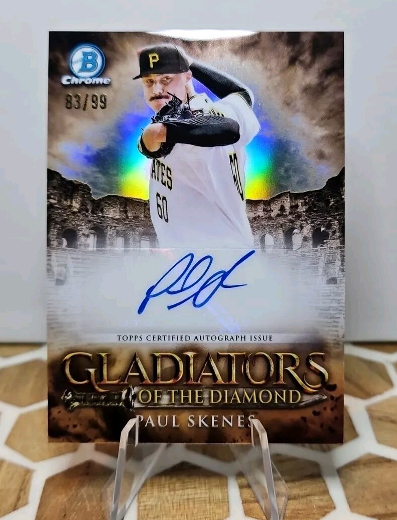 Paul Skenes 2024 Bowman #GDA-PS Gladiators of the Diamond Autographs ...