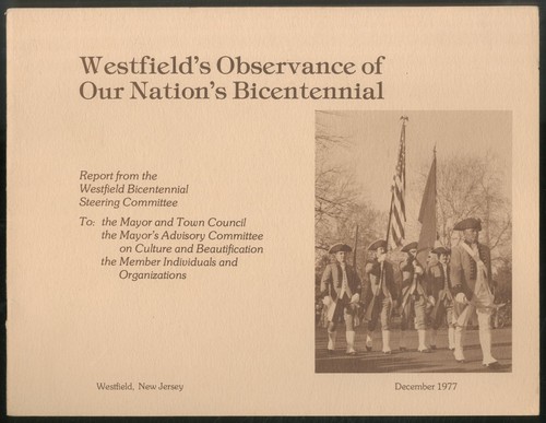 Warren T VILET / Westfield's Observance of Our National Bicentennial ...