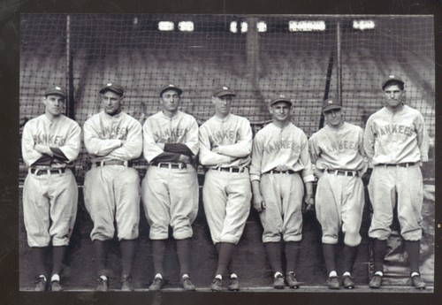 REAL PHOTO 1928 NEW YORK YANKEES WORLD CHAMPIONS BASEBALL TEAM POSTCARD ...