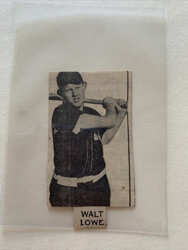 Walter Lowe Boise Pilots Minor League 1941 Sporting News Baseball Panel ...