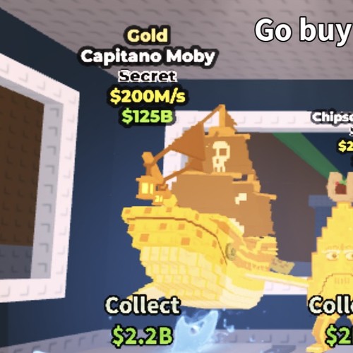 STEAL A BRAINROT Capitano Moby GOLD 200M/s - CHEAP AND FAST | eBay UK