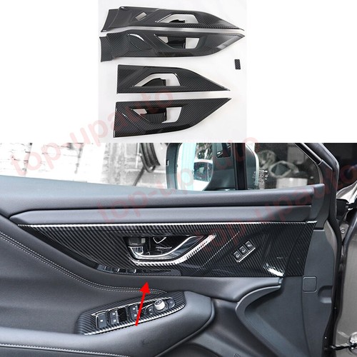 For Subaru Outback 2020-2023 ABS carbon Interior Door Handle Panel ...