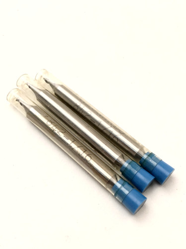 Richards 1/16" Diameter 3/16" Shank 2 Flute HSS Double End Mill 842 (3 ...