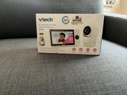 VTech 2 Camera 5" Smart WiFi 1080p Pan & Tilt Monitor 735078048158| eBay