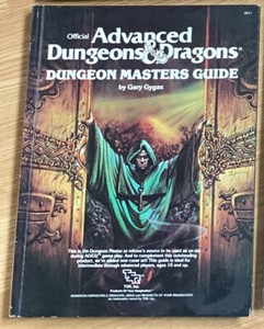 Dungeons and Dragons Dungeon Masters Guide in Advanced Dungeons ...