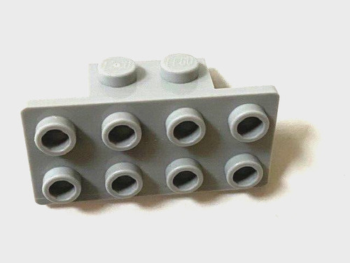 LEGO Parts: Bracket, 2x4 Face w/ 1x2 Top Clip, Prt # 93274, Light Bl ...