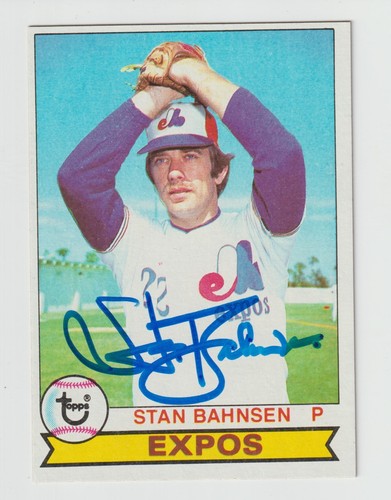 Stan Bahnsen - Signed 1979 Topps Baseball Card #468 - Montreal Expos | eBay