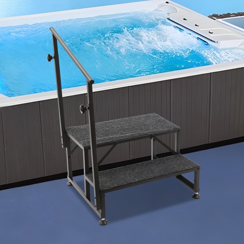 2- Step Ladder, Porch Steps with Handrails, Swimming Pool Ladder Above ...