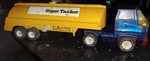Vintage 1970s Tonka Super Tanker Semi Truck & Trailer - Many Vintage ...