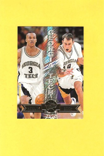 1996 Press Pass Georgia Tech Draft Pick Stephon Marbury Drew Barry #43 ...