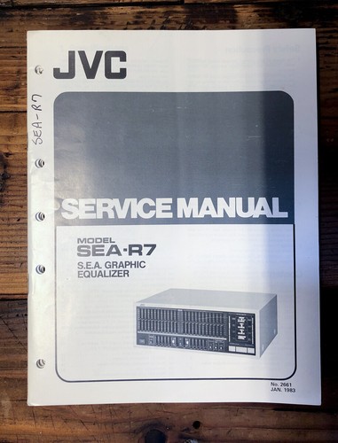 JVC SEA-R7 Equalizer Service Manual *Original* | eBay
