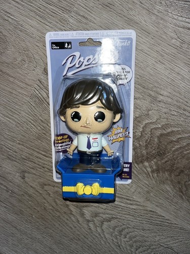 NEW Funko pop Popsies The Office Jim Halper with "Dave" tag Fun message ...