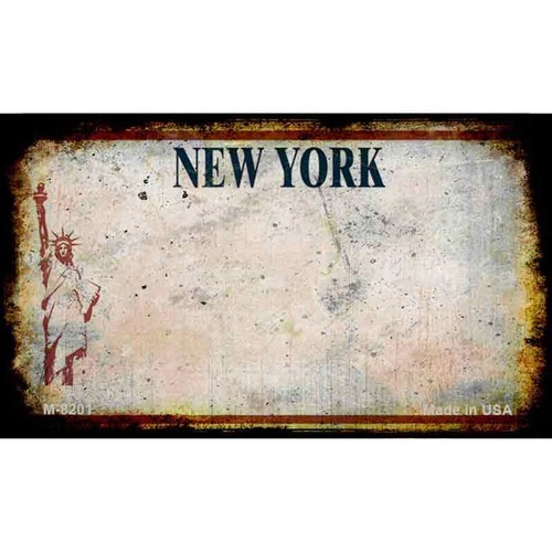 New York White Rusty Blank Novelty Magnet M-8201 | eBay