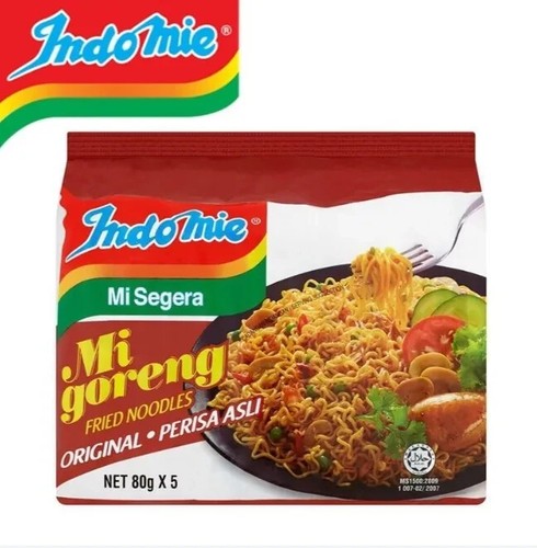 5 packs of (85g) Indomie Instant Noodle 100% HALAL Mi Goreng FRIED ...