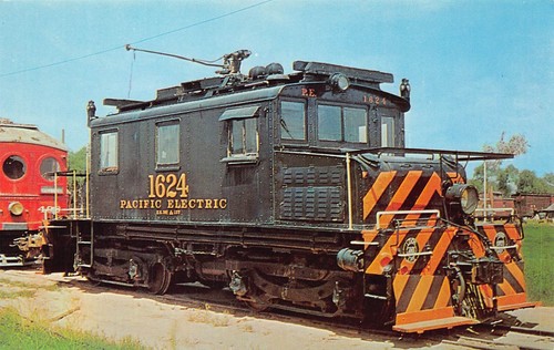 Los Angeles Perris CA Trolley Train Railway Railroad Pacific Vtg ...