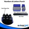Number & Letter Metal Punch Set Alphabet Marking Steel Stamping Craft Tool