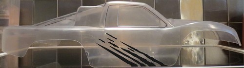 Vinyl paint masking, stencil, decal for RC bodies (Tear #5) | eBay