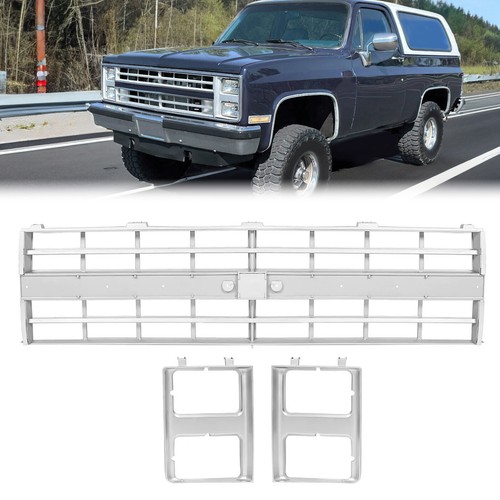 1985-1988 Chevrolet C10 Suburban K5 Blazer Front Grille+Headlight Bezel ...