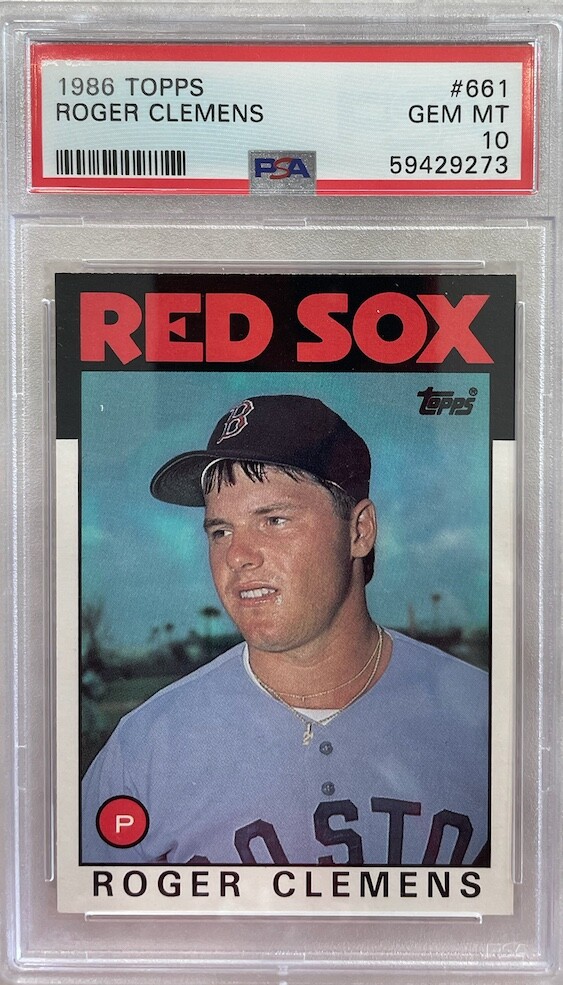 Roger Clemens 1986 Topps #661 Base Price Guide - Sports Card Investor