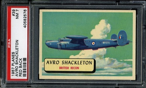 1957 Planes #039 AVRO SHACKLETON (RB) PSA 7 NM | eBay