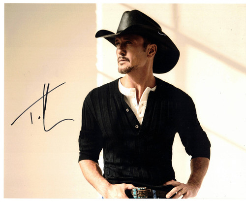 Tim McGraw Authentic Signed 8x10 Photo Autographed, Country Musician ...
