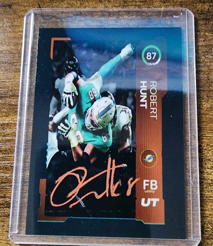 Robert Hunt Signed Madden Card | eBay